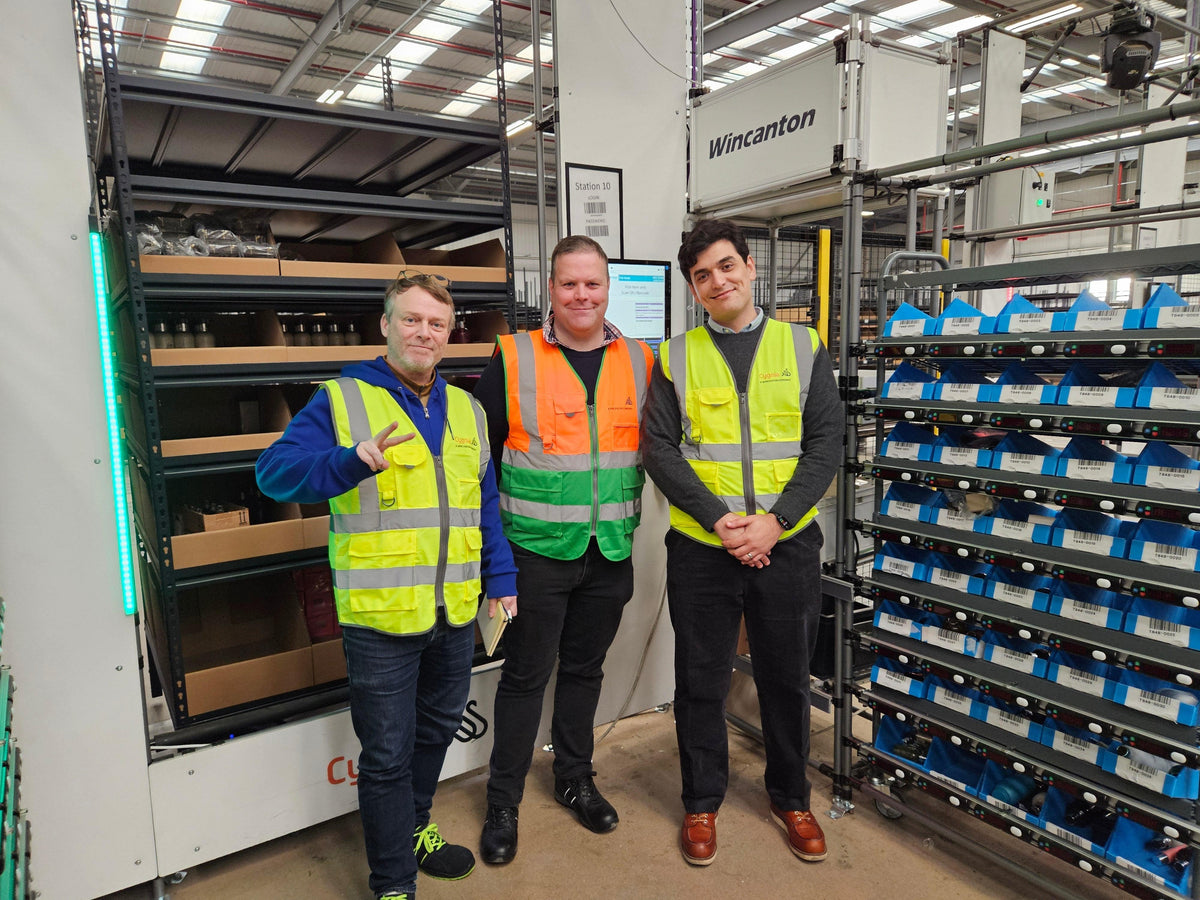 Visit to UK 3PL to view G2P automation deployment – STIQ Ltd